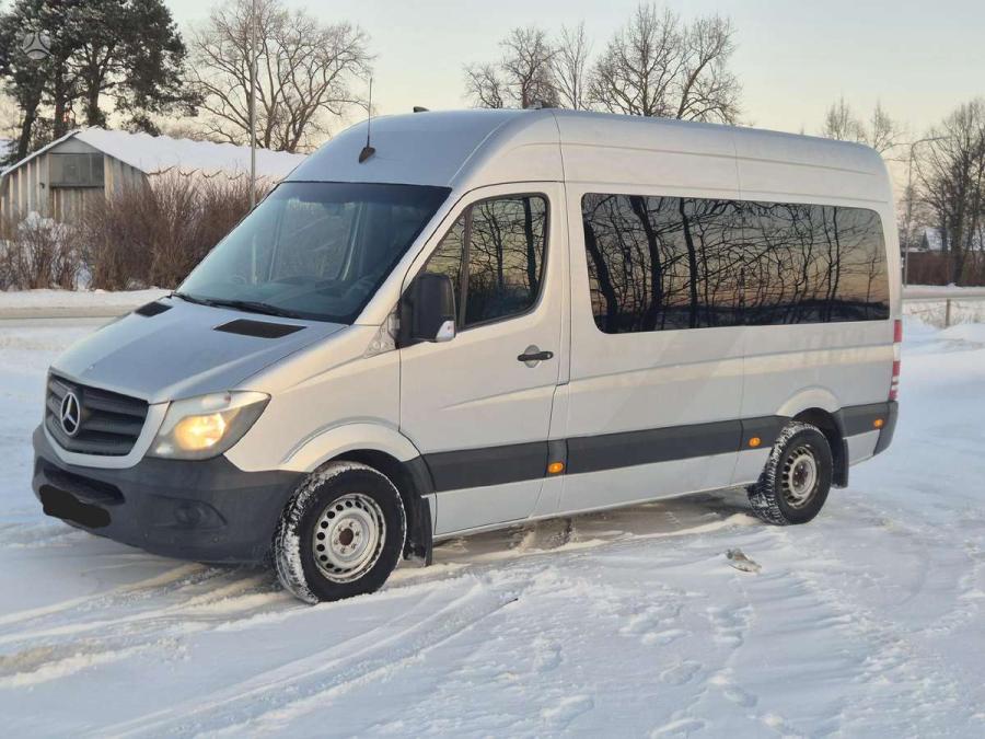 Pelēks Mercedes-Benz Sprinter 2015 Tauragė, ar dzinēja tilpumu 2.14 L un nobraukumu 320 tūkst. km par 8200 €, foto 1 vietnē AUTOMOTO.COM.LV