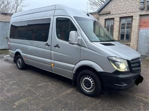 Grey Mercedes-Benz Sprinter 2016 in Taurage, with an engine capacity of 2.14 L and mileage of 376 thousand km for 8200 €, photo  on AUTOMOTO.COM.LV