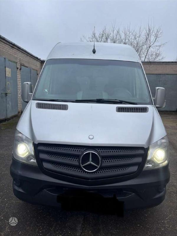 Pelēks Mercedes-Benz Sprinter 2016 Tauragė, ar dzinēja tilpumu 2.14 L un nobraukumu 376 tūkst. km par 8200 €, foto 4 vietnē AUTOMOTO.COM.LV