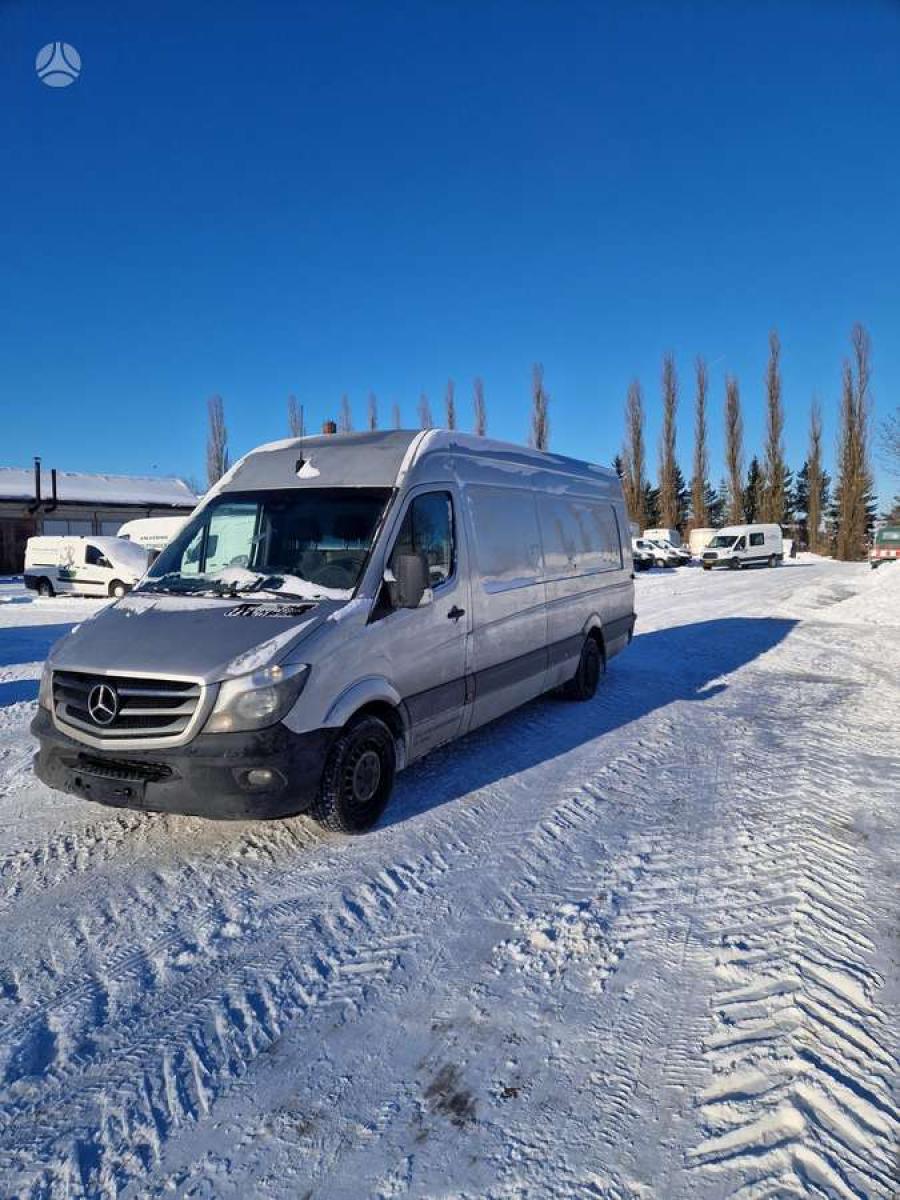 Pelēks Mercedes-Benz Sprinter 2016 Tauragė, ar dzinēja tilpumu 3.00 L un nobraukumu 331 tūkst. km par 10300 €, foto 1 vietnē AUTOMOTO.COM.LV