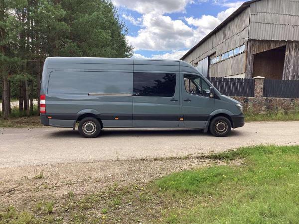 Pelēks Mercedes-Benz Sprinter 2018 Utena, ar dzinēja tilpumu 2.99 L un nobraukumu 800 tūkst. km par 11495 €, foto 8 vietnē AUTOMOTO.COM.LV