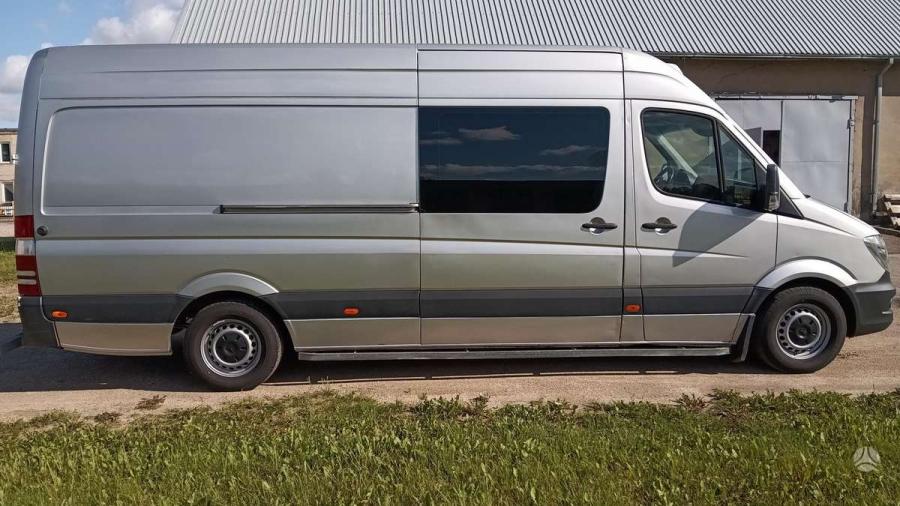 Pelēks Mercedes-Benz Sprinter 2018 Radviliškis, ar dzinēja tilpumu 2.14 L un nobraukumu 376 tūkst. km par 13200 €, foto 6 vietnē AUTOMOTO.COM.LV