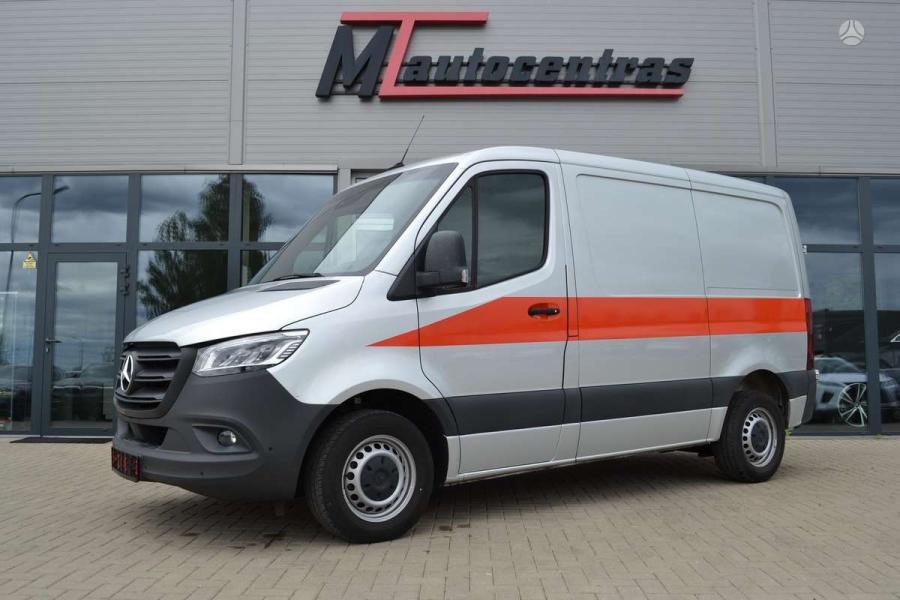 Grey Mercedes-Benz Sprinter 2022 in Vilnius, with an engine capacity of 1.95 L and mileage of 86 thousand km for 32000 €, photo 1 on AUTOMOTO.COM.LV