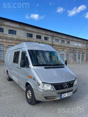 Grey Mercedes-Benz Sprinter 2005 in Riga, with an engine capacity of 2.20 L and mileage of 665 thousand km for 3900 €, photo 3 on AUTOMOTO.COM.LV
