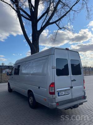 Grey Mercedes-Benz Sprinter 2005 in Riga, with an engine capacity of 2.20 L and mileage of 665 thousand km for 3900 €, photo 6 on AUTOMOTO.COM.LV