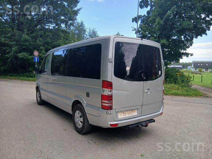 Grey Mercedes-Benz Sprinter 2008 in Ogre, with an engine capacity of 2.10 L and mileage of 283 thousand km for 7500 €, photo 4 on AUTOMOTO.COM.LV