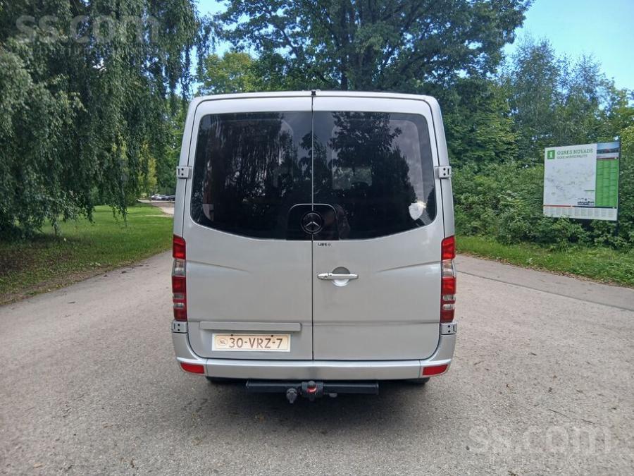 Grey Mercedes-Benz Sprinter 2008 in Ogre, with an engine capacity of 2.10 L and mileage of 283 thousand km for 7500 €, photo 5 on AUTOMOTO.COM.LV