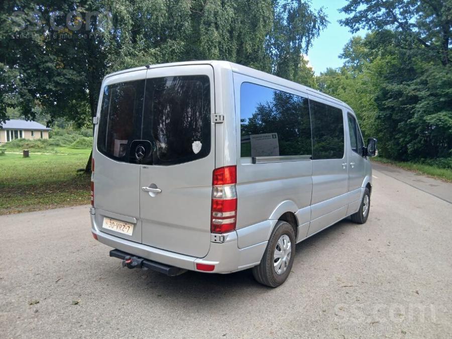 Grey Mercedes-Benz Sprinter 2008 in Ogre, with an engine capacity of 2.10 L and mileage of 283 thousand km for 7500 €, photo 6 on AUTOMOTO.COM.LV