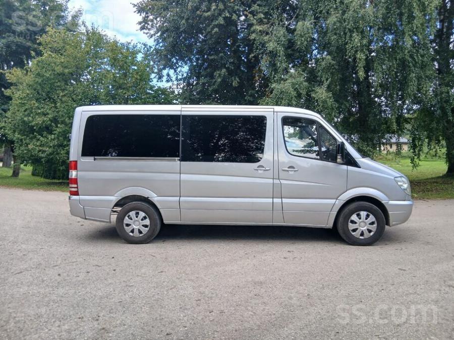 Grey Mercedes-Benz Sprinter 2008 in Ogre, with an engine capacity of 2.10 L and mileage of 283 thousand km for 7500 €, photo 7 on AUTOMOTO.COM.LV