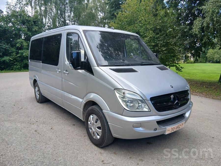 Grey Mercedes-Benz Sprinter 2008 in Ogre, with an engine capacity of 2.10 L and mileage of 283 thousand km for 7500 €, photo 9 on AUTOMOTO.COM.LV