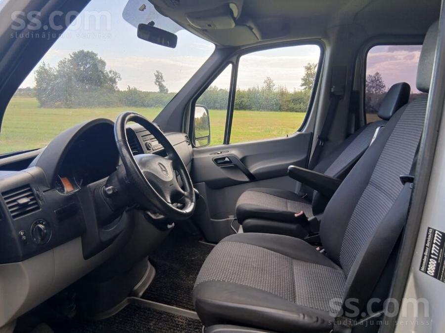 Grey Mercedes-Benz Sprinter 2008 in Ogre, with an engine capacity of 2.10 L and mileage of 283 thousand km for 7500 €, photo 12 on AUTOMOTO.COM.LV