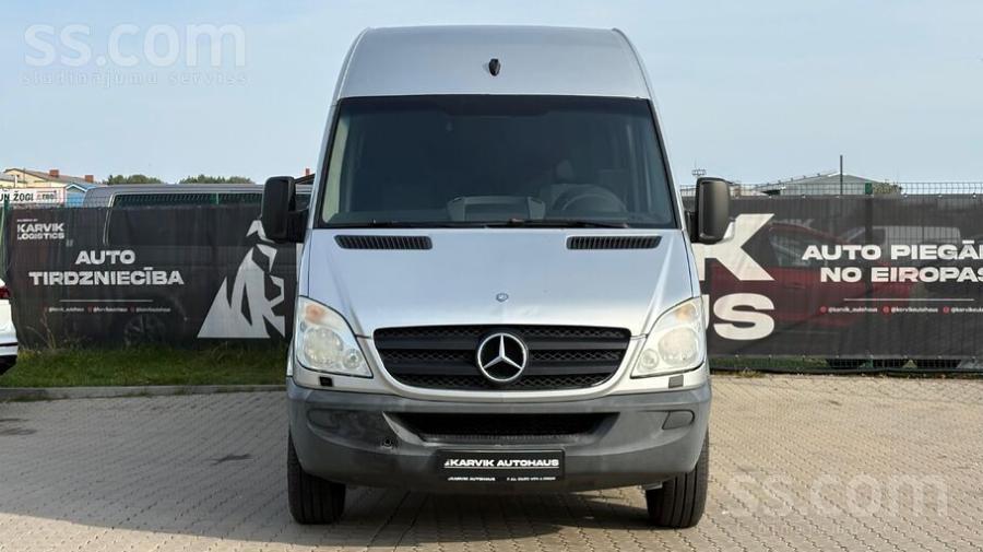 Grey Mercedes-Benz Sprinter 2011 in Liepaja, with an engine capacity of 2.20 L and mileage of 296 thousand km for 13850 €, photo 1 on AUTOMOTO.COM.LV