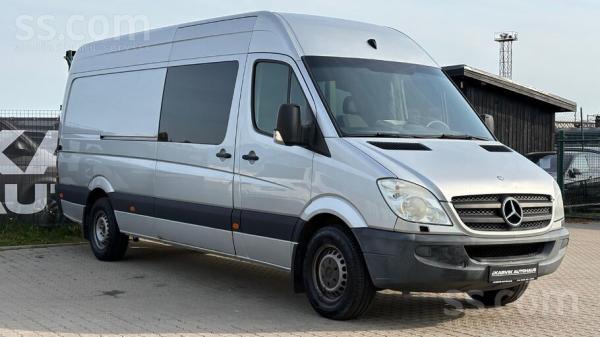 Grey Mercedes-Benz Sprinter 2011 in Liepaja, with an engine capacity of 2.20 L and mileage of 296 thousand km for 13850 €, photo 3 on AUTOMOTO.COM.LV