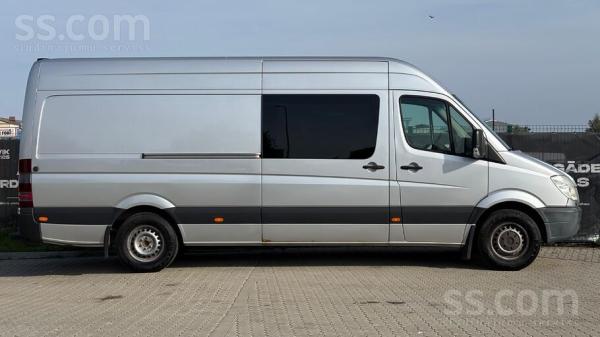 Grey Mercedes-Benz Sprinter 2011 in Liepaja, with an engine capacity of 2.20 L and mileage of 296 thousand km for 13850 €, photo 4 on AUTOMOTO.COM.LV