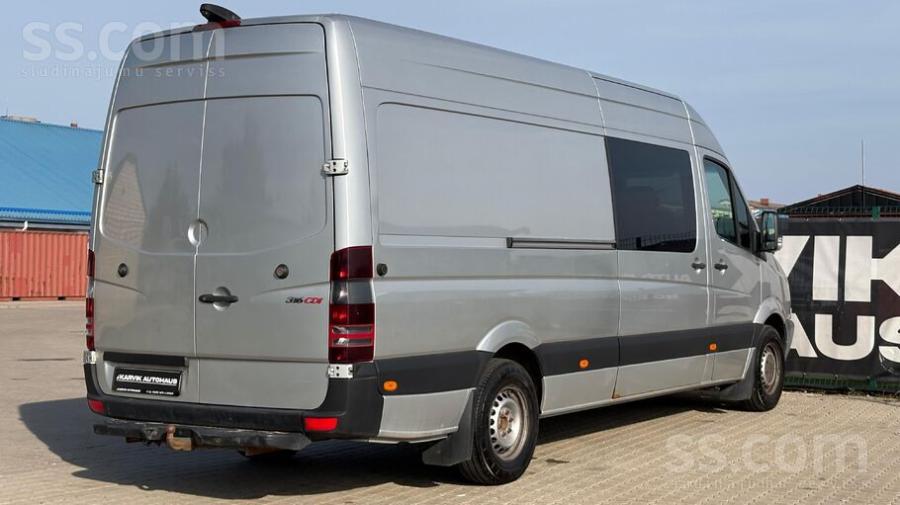 Grey Mercedes-Benz Sprinter 2011 in Liepaja, with an engine capacity of 2.20 L and mileage of 296 thousand km for 13850 €, photo 5 on AUTOMOTO.COM.LV