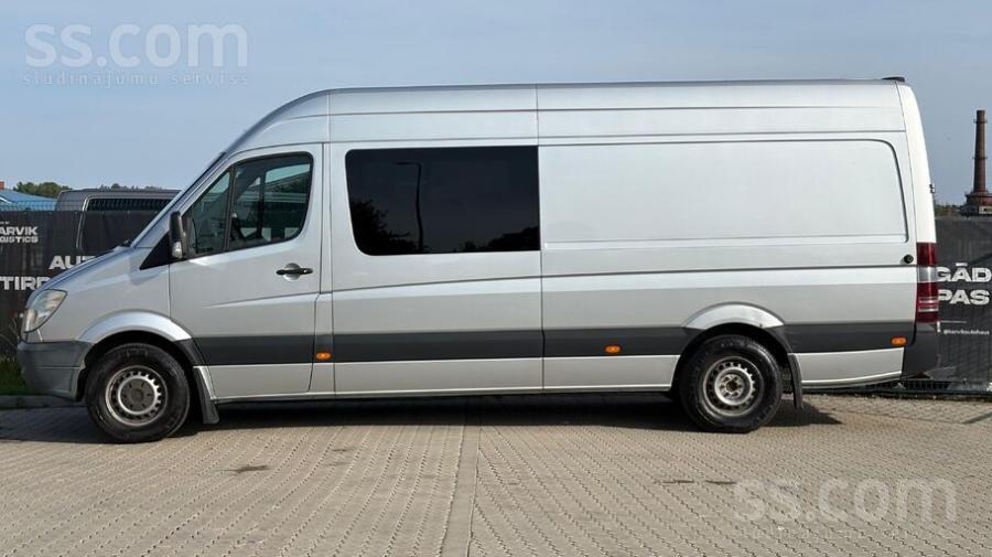 Grey Mercedes-Benz Sprinter 2011 in Liepaja, with an engine capacity of 2.20 L and mileage of 296 thousand km for 13850 €, photo 12 on AUTOMOTO.COM.LV