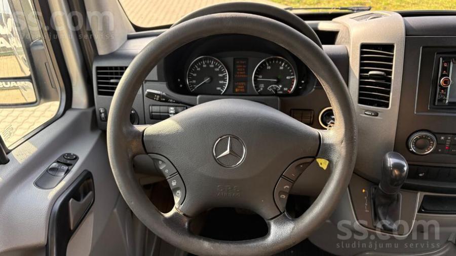 Grey Mercedes-Benz Sprinter 2011 in Liepaja, with an engine capacity of 2.20 L and mileage of 296 thousand km for 13850 €, photo 17 on AUTOMOTO.COM.LV