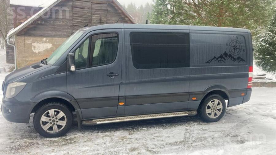 Pelēks Mercedes-Benz Sprinter 2013 Madona, ar dzinēja tilpumu 2.20 L un nobraukumu 346 tūkst. km par 13000 €, foto 3 vietnē AUTOMOTO.COM.LV