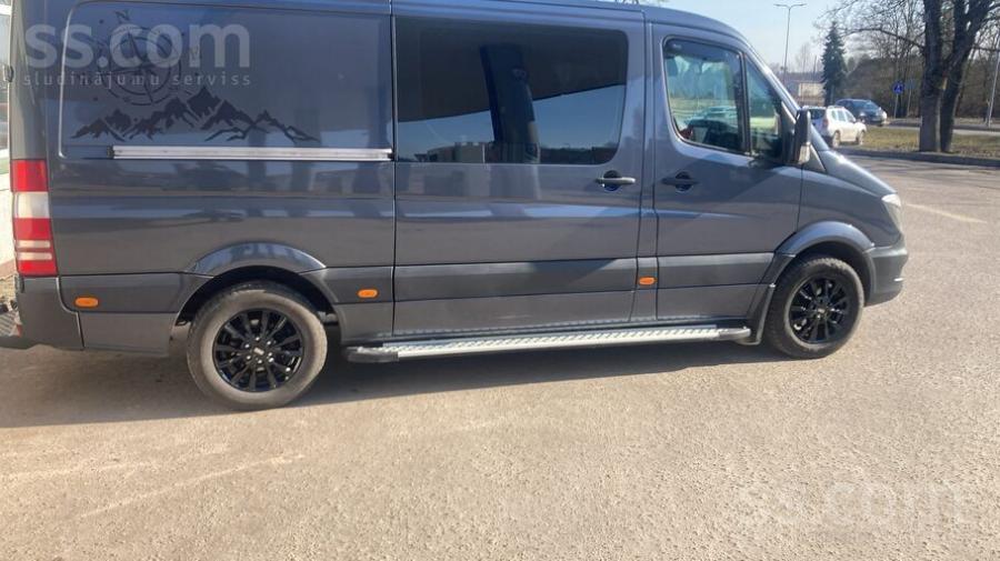 Pelēks Mercedes-Benz Sprinter 2013 Madona, ar dzinēja tilpumu 2.20 L un nobraukumu 346 tūkst. km par 13000 €, foto 7 vietnē AUTOMOTO.COM.LV