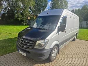 Grey Mercedes-Benz Sprinter 2018 in Riga, with an engine capacity of 2.20 L and mileage of 427 thousand km for 14000 €, photo  on AUTOMOTO.COM.LV