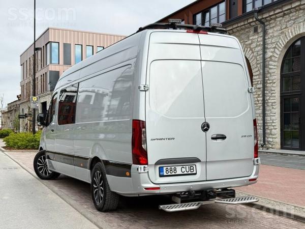 Grey Mercedes-Benz Sprinter 2019 in Tallinn, with an engine capacity of 3.00 L and mileage of 195 thousand km for 47999 €, photo 10 on AUTOMOTO.COM.LV
