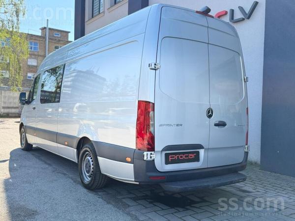 Grey Mercedes-Benz Sprinter 2020 in Riga, with an engine capacity of 2.20 L and mileage of 207 thousand km for 27000 €, photo 3 on AUTOMOTO.COM.LV