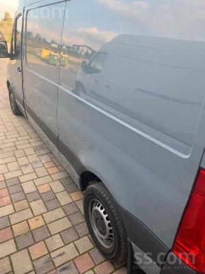 Grey Mercedes-Benz Sprinter 2021 in Riga, with an engine capacity of 2.00 L and mileage of 540 thousand km for 12100 €, photo 3 on AUTOMOTO.COM.LV