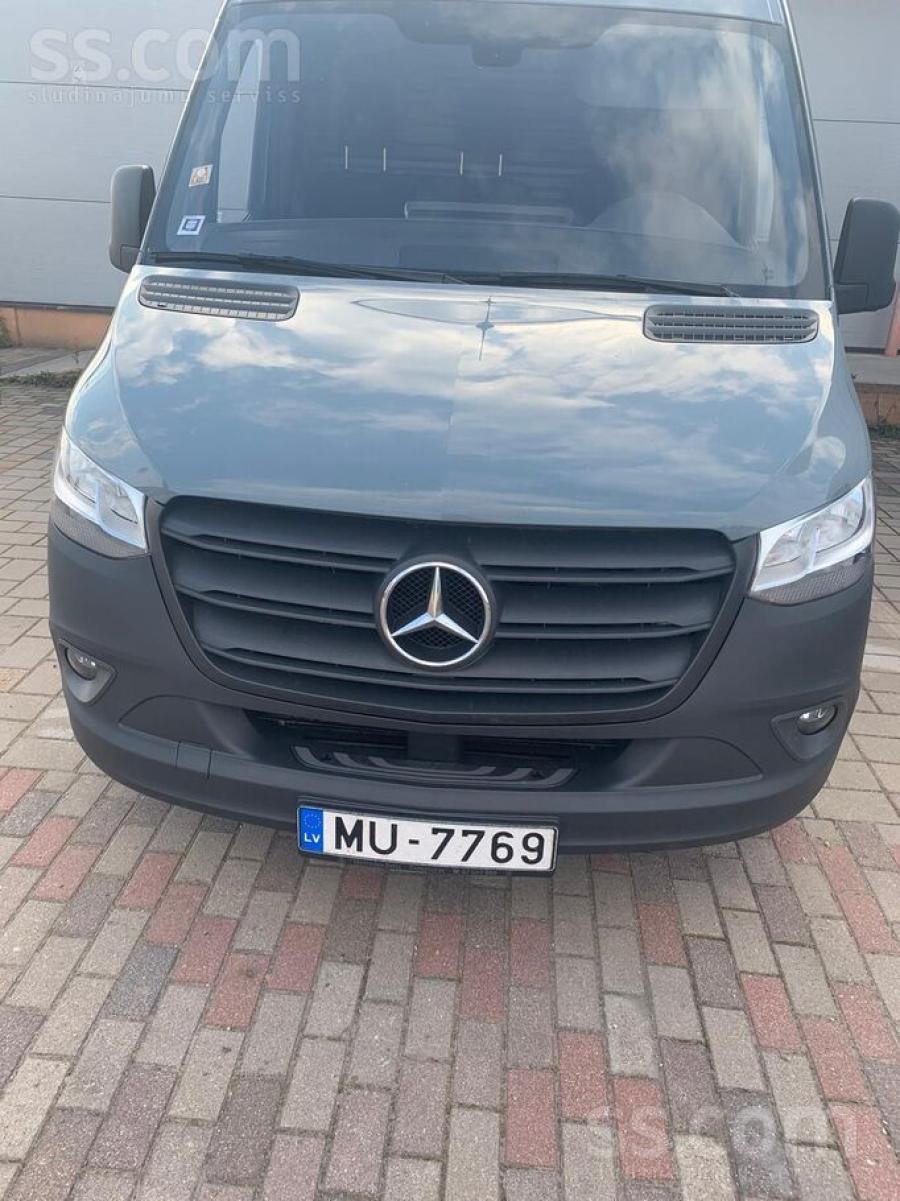 Grey Mercedes-Benz Sprinter 2021 in Riga, with an engine capacity of 2.00 L and mileage of 540 thousand km for 12100 €, photo 7 on AUTOMOTO.COM.LV