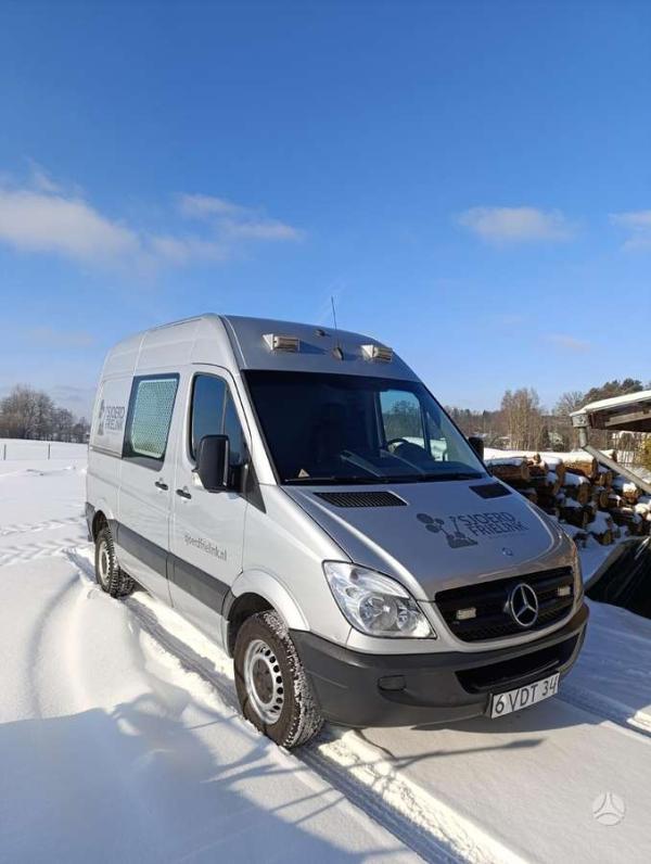 Grey Mercedes-Benz Sprinter 2009 in Kaunas, with an engine capacity of 2.20 L and mileage of 170 thousand km for 6800 €, photo 6 on AUTOMOTO.COM.LV