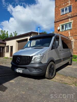 Pelēks Mercedes-Benz Sprinter 2017 Daugavpils, ar dzinēja tilpumu 2.20 L un nobraukumu 286 tūkst. km par 12500 €, foto  vietnē AUTOMOTO.COM.LV