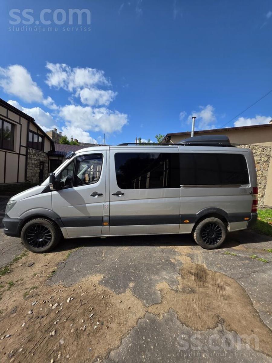 Pelēks Mercedes-Benz Sprinter 2017 Daugavpils, ar dzinēja tilpumu 2.20 L un nobraukumu 286 tūkst. km par 12500 €, foto 3 vietnē AUTOMOTO.COM.LV