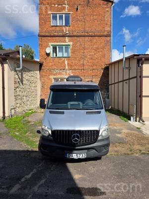 Pelēks Mercedes-Benz Sprinter 2017 Daugavpils, ar dzinēja tilpumu 2.20 L un nobraukumu 286 tūkst. km par 12500 €, foto 13 vietnē AUTOMOTO.COM.LV