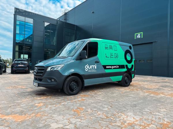 Pelēks Mercedes-Benz Sprinter 2024 Rīga, ar dzinēja tilpumu 2.00 L un nobraukumu 39 tūkst. km par 36900 €, foto 1 vietnē AUTOMOTO.COM.LV