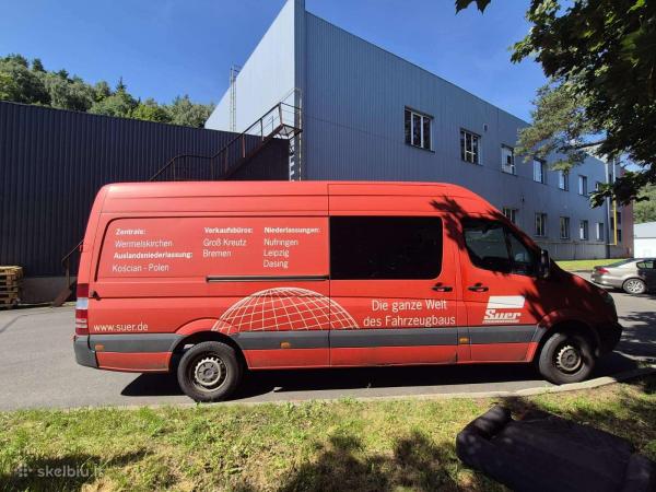 Sarkans Mercedes-Benz Sprinter 2009 Viļņa, ar dzinēja tilpumu 2.10 L un nobraukumu 225 tūkst. km par 9700 €, foto 2 vietnē AUTOMOTO.COM.LV
