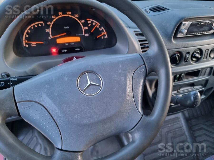Red Mercedes-Benz Sprinter 2002 in Ogre, with an engine capacity of 2.70 L and mileage of 624 thousand km for 3980 €, photo 11 on AUTOMOTO.COM.LV