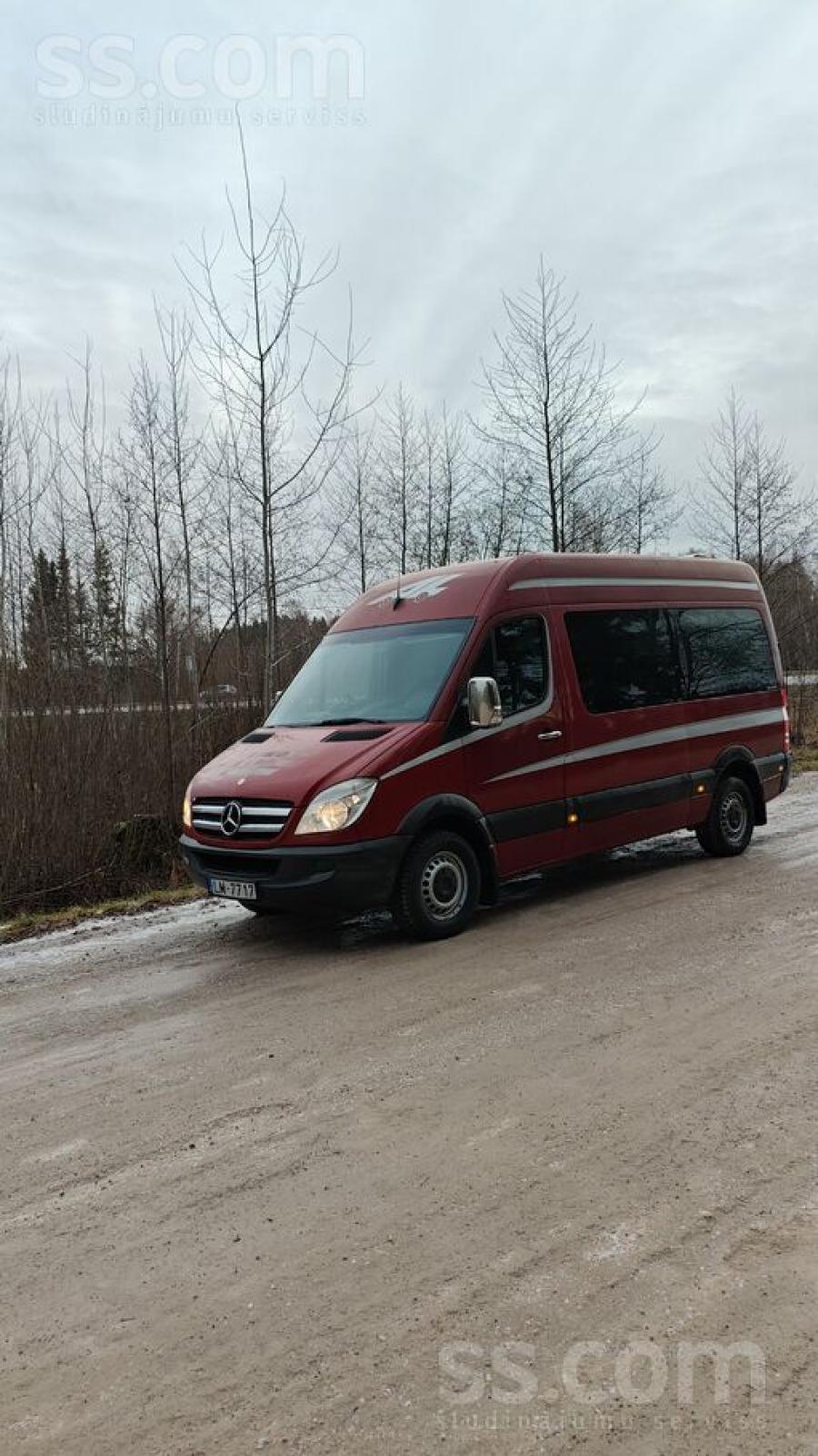 Red Mercedes-Benz Sprinter 2006 in Riga, with an engine capacity of 2.20 L and mileage of 445 thousand km for 5500 €, photo 2 on AUTOMOTO.COM.LV