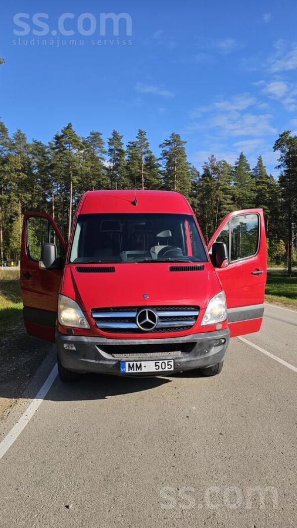 Red Mercedes-Benz Sprinter 2008 in Jekabpils, with an engine capacity of 2.20 L and mileage of 522 thousand km for 6400 €, photo 4 on AUTOMOTO.COM.LV