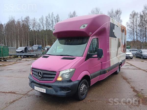 Violet Mercedes-Benz Sprinter 2014 in Ogre, with an engine capacity of 2.20 L and mileage of 348 thousand km for 13000 €, photo 1 on AUTOMOTO.COM.LV