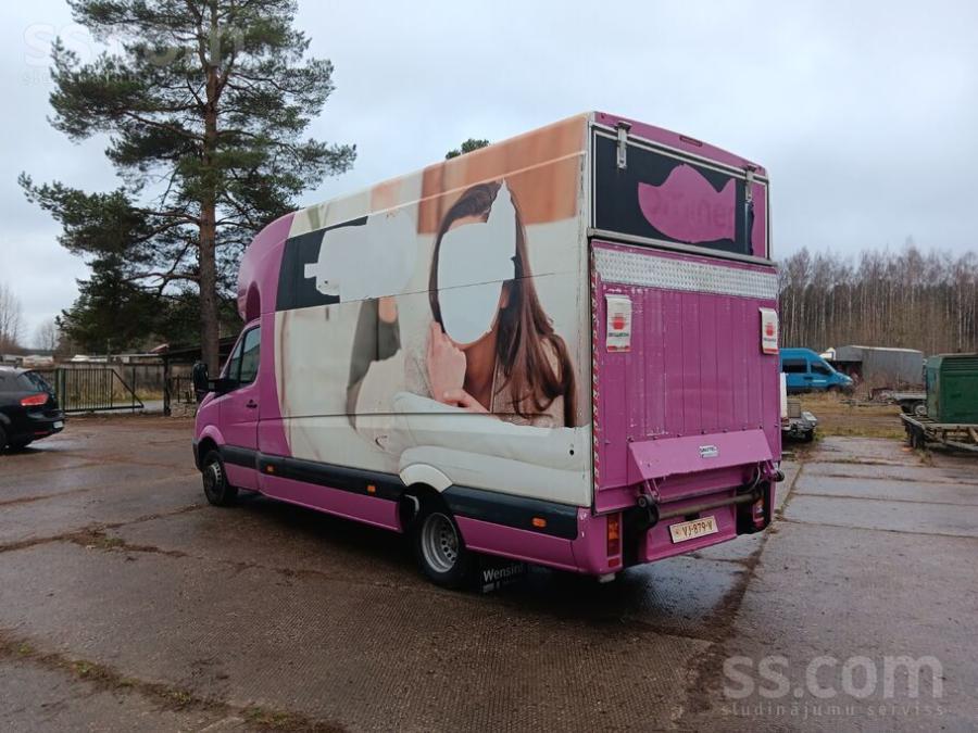 Violet Mercedes-Benz Sprinter 2014 in Ogre, with an engine capacity of 2.20 L and mileage of 348 thousand km for 13000 €, photo 4 on AUTOMOTO.COM.LV