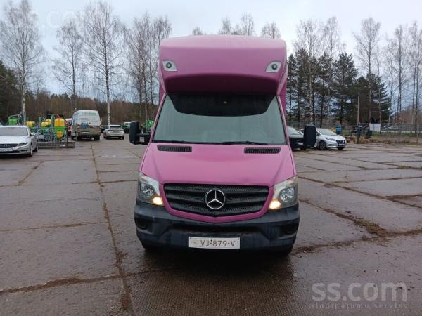 Violet Mercedes-Benz Sprinter 2014 in Ogre, with an engine capacity of 2.20 L and mileage of 348 thousand km for 13000 €, photo 8 on AUTOMOTO.COM.LV