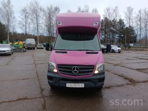 Violet Mercedes-Benz Sprinter 2014 in Ogre, with an engine capacity of 2.20 L and mileage of 348 thousand km for 13000 €, photo 9 on AUTOMOTO.COM.LV