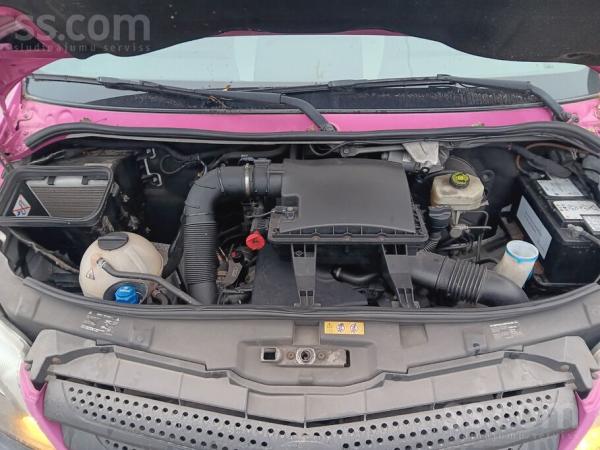 Violet Mercedes-Benz Sprinter 2014 in Ogre, with an engine capacity of 2.20 L and mileage of 348 thousand km for 13000 €, photo 9 on AUTOMOTO.COM.LV