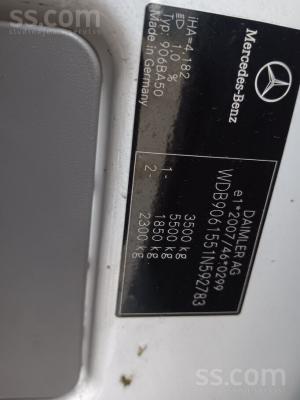 Violet Mercedes-Benz Sprinter 2014 in Ogre, with an engine capacity of 2.20 L and mileage of 348 thousand km for 13000 €, photo 16 on AUTOMOTO.COM.LV