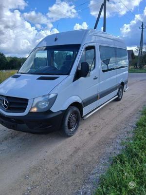 White Mercedes-Benz Sprinter 2016 in Vilnius, with an engine capacity of 2.20 L and mileage of 268 thousand km for 9300 €, photo 1 on AUTOMOTO.COM.LV