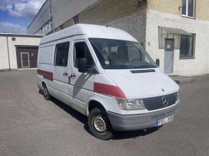 Balts Mercedes-Benz Sprinter 1997 Alīta, ar dzinēja tilpumu 2.87 L un nobraukumu 269 tūkst. km par 4700 €, foto  vietnē AUTOMOTO.COM.LV