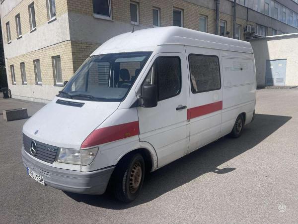 White Mercedes-Benz Sprinter 1997 in Alytus, with an engine capacity of 2.87 L and mileage of 269 thousand km for 4700 €, photo 3 on AUTOMOTO.COM.LV