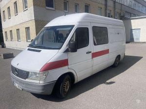 White Mercedes-Benz Sprinter 1997 in Alytus, with an engine capacity of 2.87 L and mileage of 269 thousand km for 4700 €, photo 3 on AUTOMOTO.COM.LV