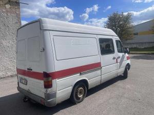White Mercedes-Benz Sprinter 1997 in Alytus, with an engine capacity of 2.87 L and mileage of 269 thousand km for 4700 €, photo 4 on AUTOMOTO.COM.LV