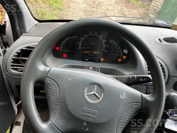 White Mercedes-Benz Sprinter 2000 in Daugavpils, with an engine capacity of 2.20 L and mileage of 316 thousand km for 3000 €, photo 5 on AUTOMOTO.COM.LV