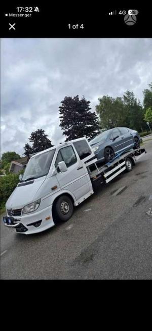 White Mercedes-Benz Sprinter 2001 in Vilnius, with an engine capacity of 2.70 L and mileage of 320 thousand km for 7000 €, photo  on AUTOMOTO.COM.LV